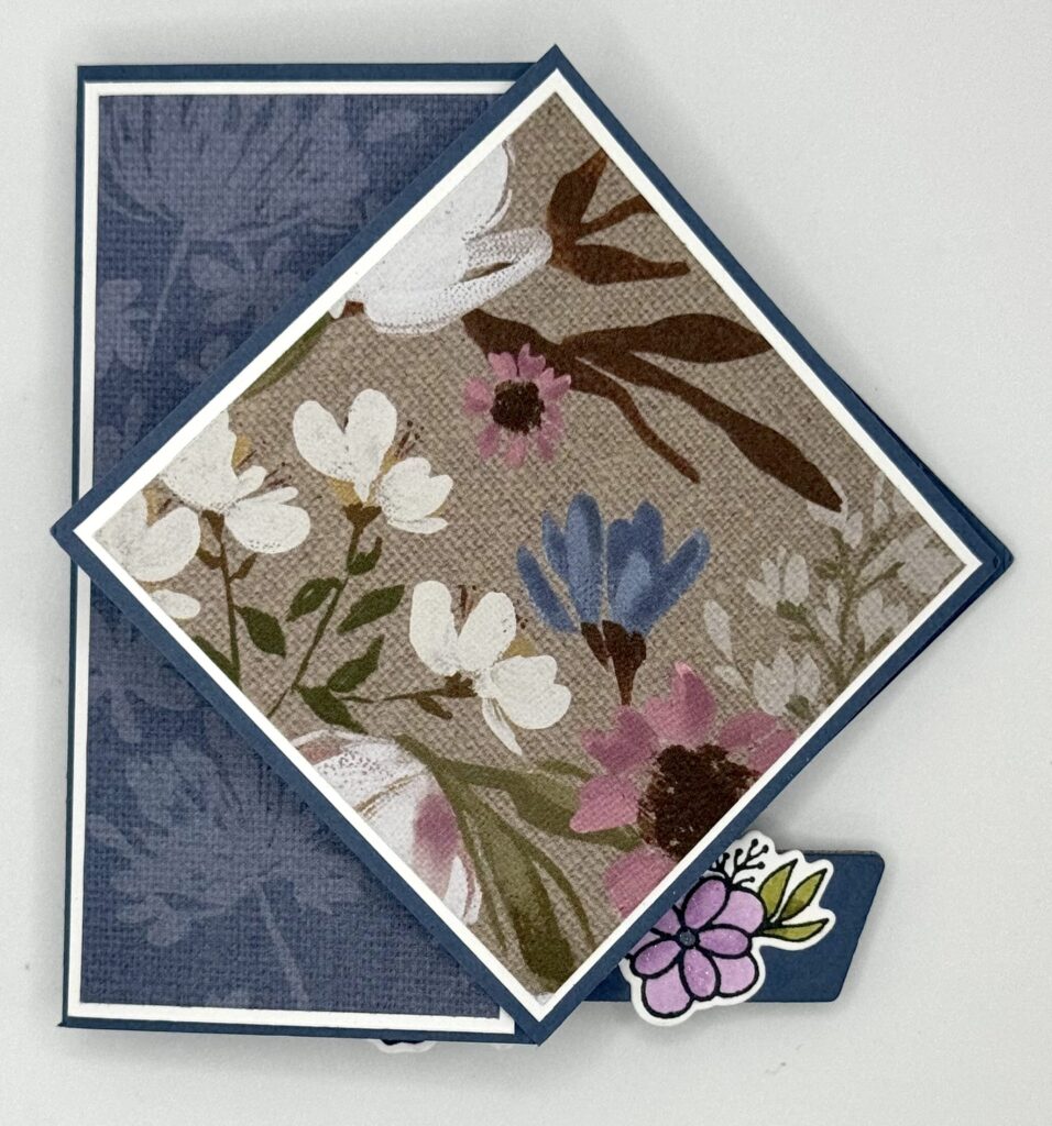 How to Make this Wildly Flowering Triple Floating Diamond Fun Fold ...