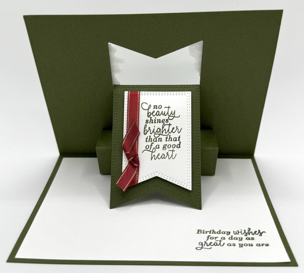 How to Make a Pop Up Flip Card - The Wandering Stamper