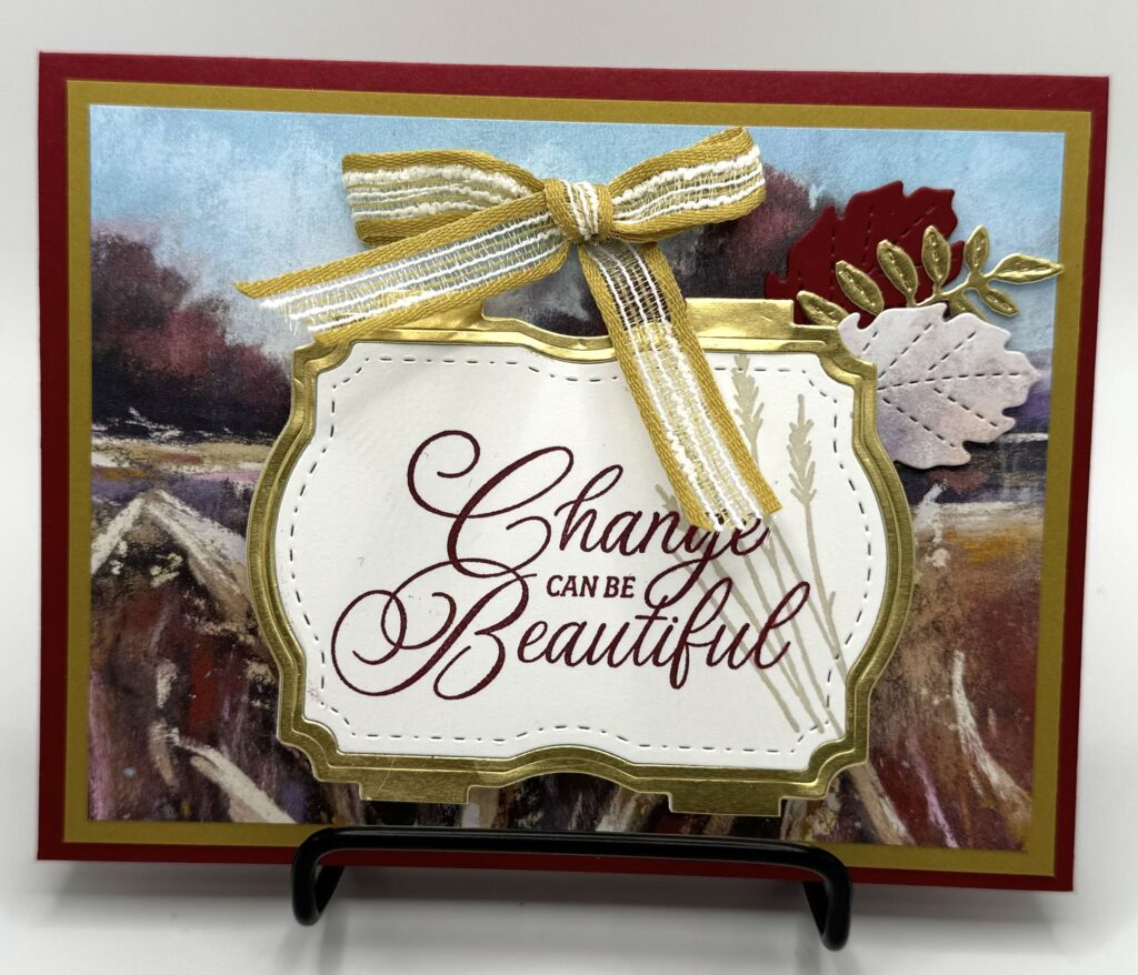 How to Make a Top Swivel Card with Autumn Expressions - The Wandering ...