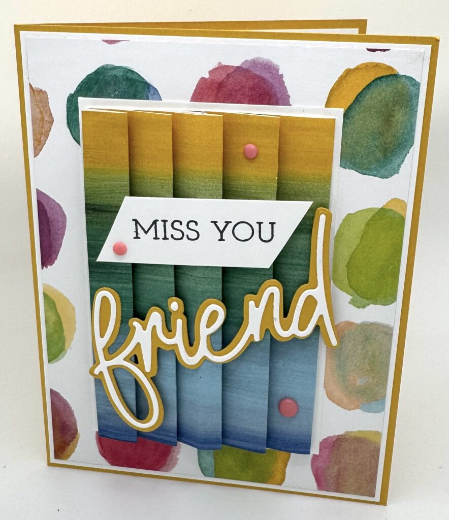 Make a Pretty Pleated Front Layout Card with Beautiful Butterflies ...