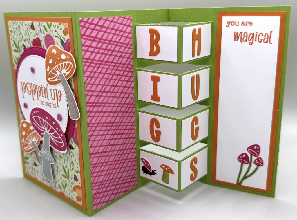 How to Make a Fun Block Card - The Wandering Stamper