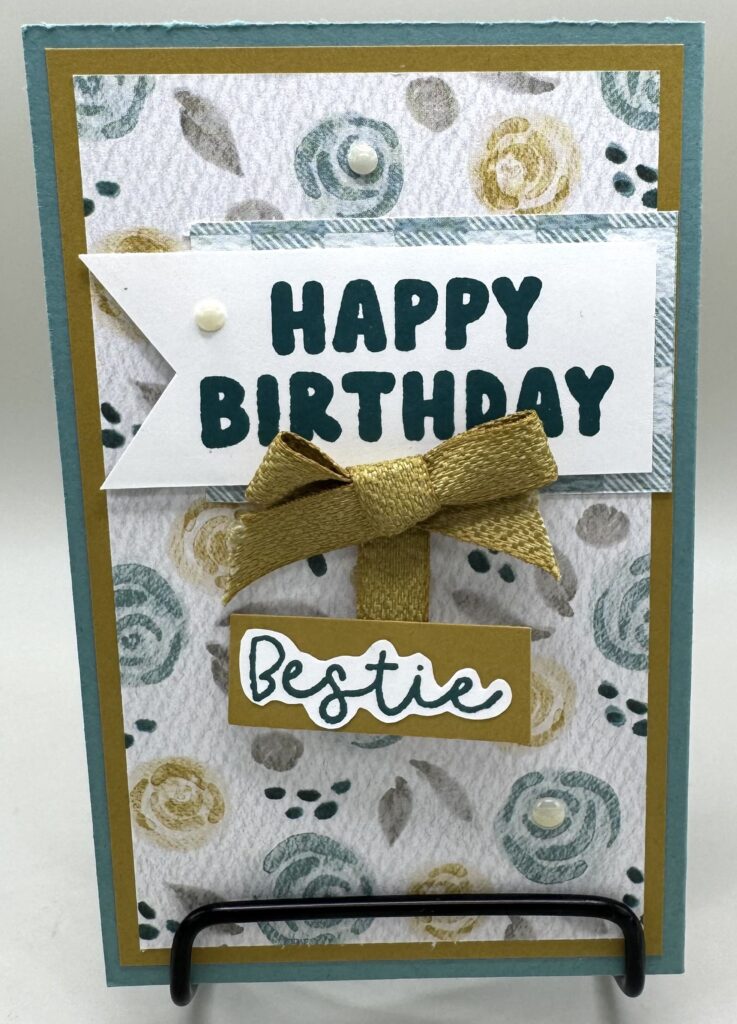 How to Make a Fun Block Card - The Wandering Stamper