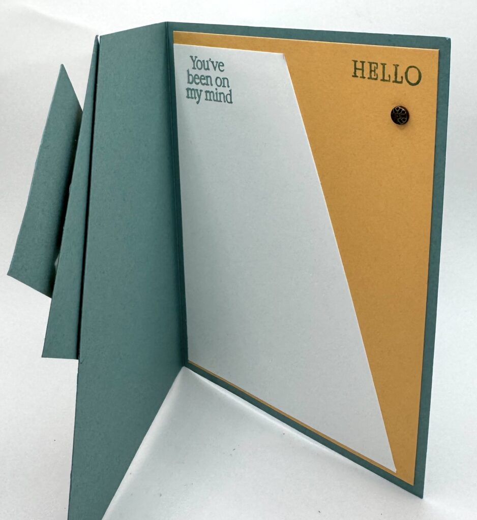How to Make a Fantastic Fan Fold Card in A2 Size - The Wandering Stamper