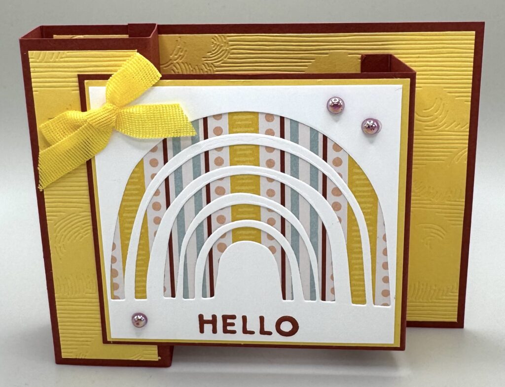 How to Make a Double Box Fun Fold - The Wandering Stamper