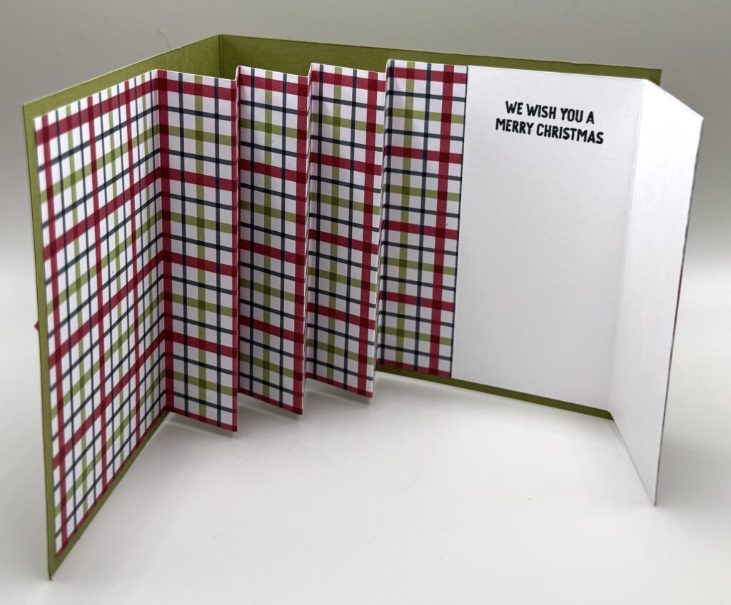 How to Make a Simple Inner Accordion Card - The Wandering Stamper
