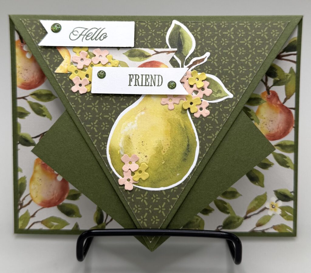 How to Make a Simple Arrow Card - The Wandering Stamper