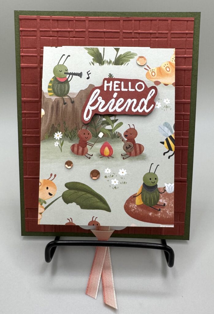 How to Make a Waterfall Card - The Wandering Stamper
