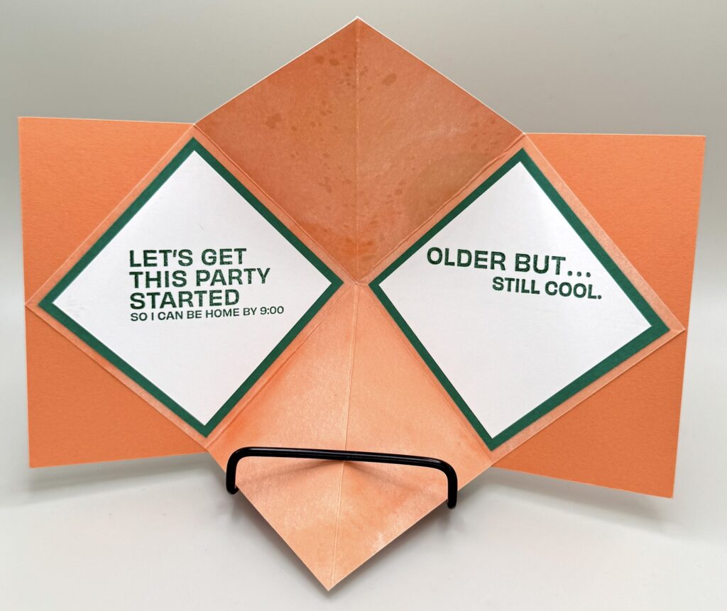 How to Make a Bookbinding Explosion Card - The Wandering Stamper