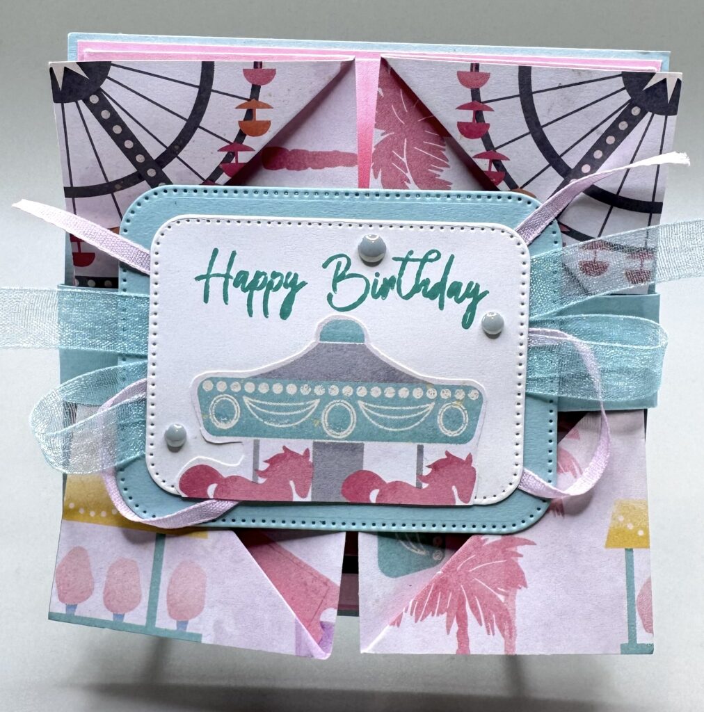 How to Make an Origami Explosion Card - The Wandering Stamper