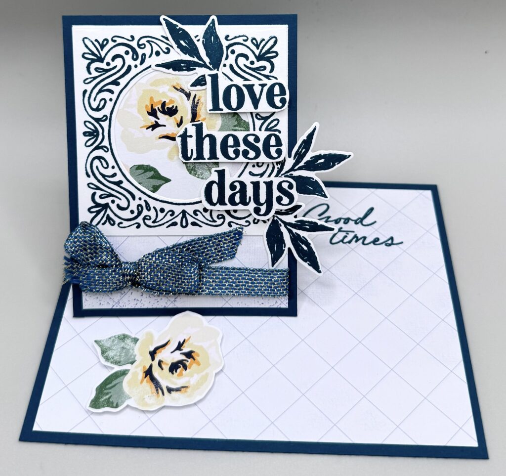 How to Make a Side Easel Card - The Wandering Stamper