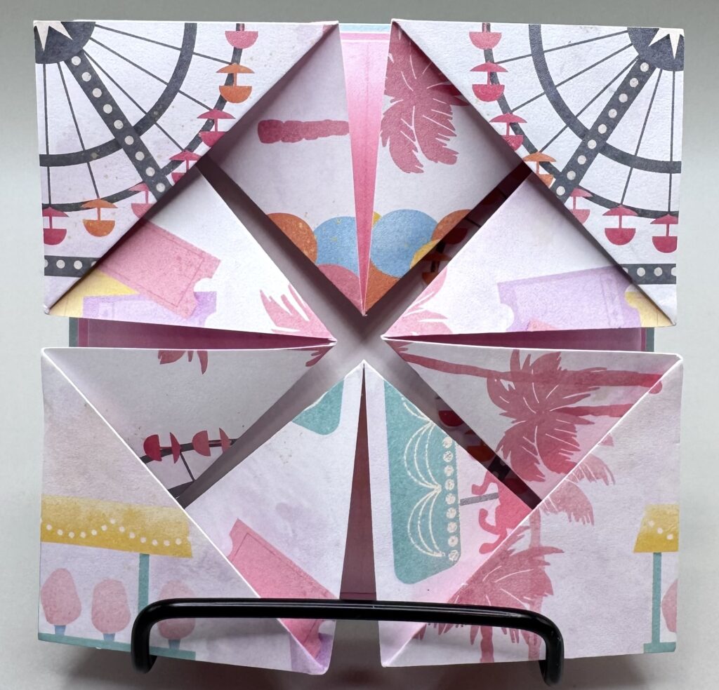 How to Make an Origami Explosion Card - The Wandering Stamper