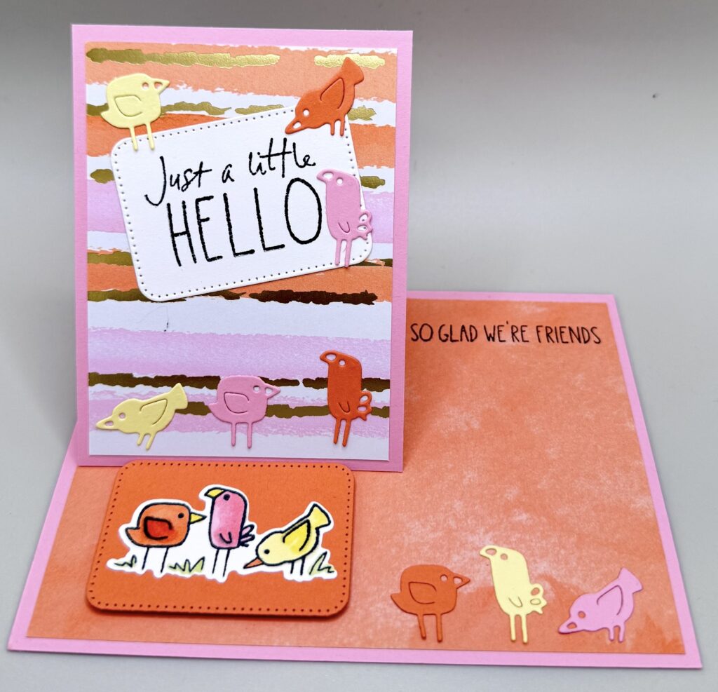 How to Make a Side Easel Card - The Wandering Stamper